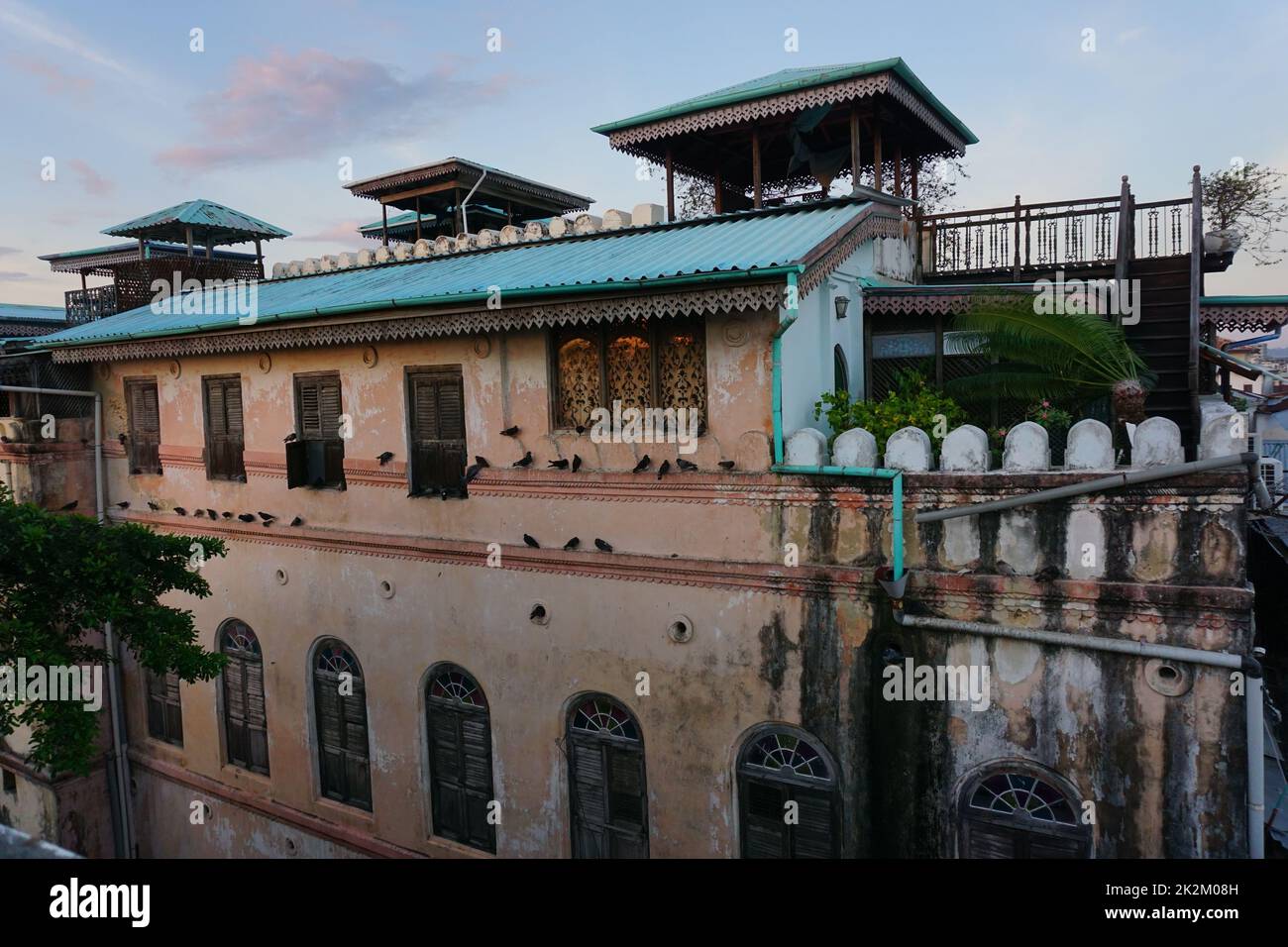 The beautiful building of the Princess Salme Museum, Stone Town ...