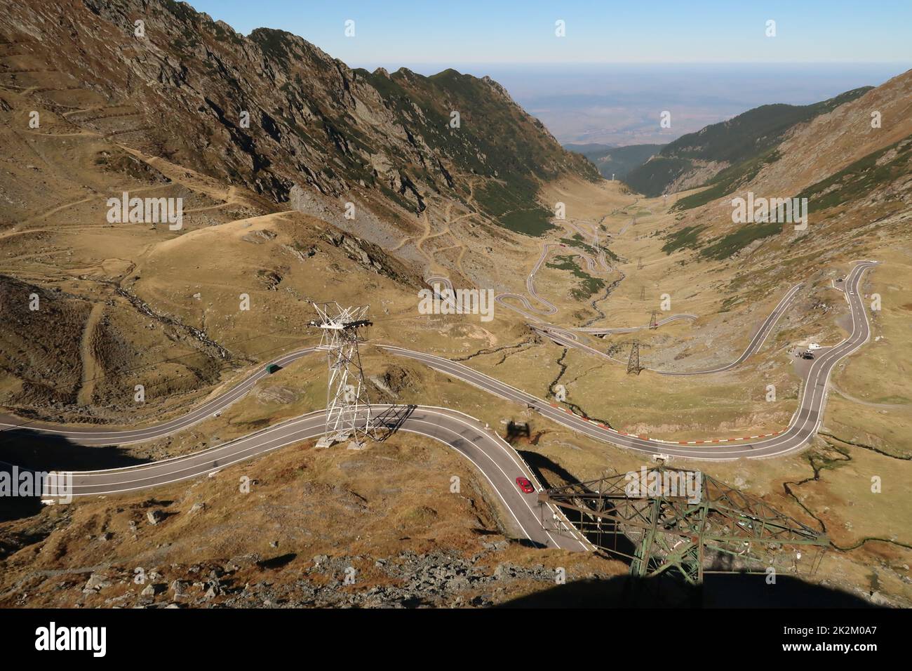 View onto the Transfagarasan Highway in early autumn Stock Photo - Alamy