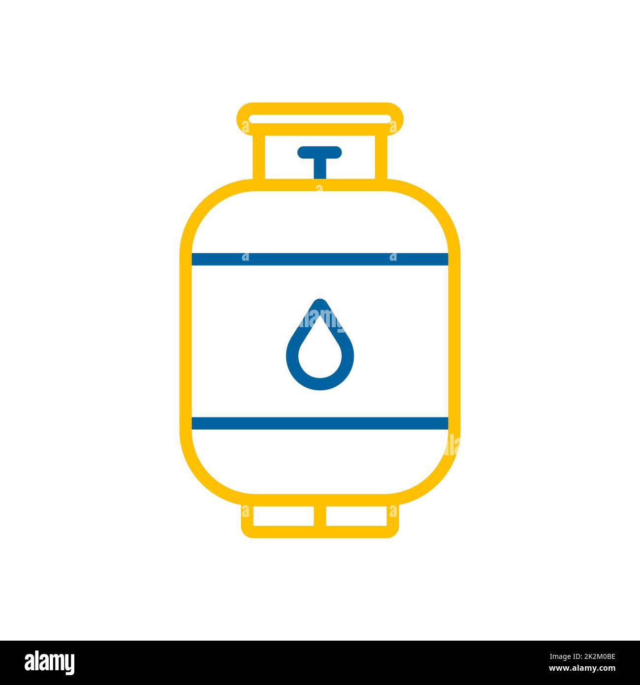 Propane gas cylinder vector icon Stock Photo - Alamy