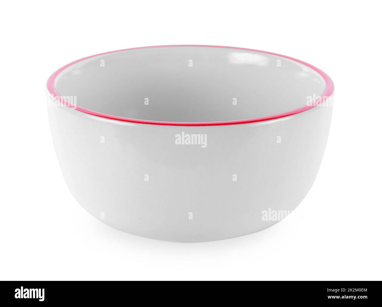 empty bowl isolated on white background Stock Photo - Alamy