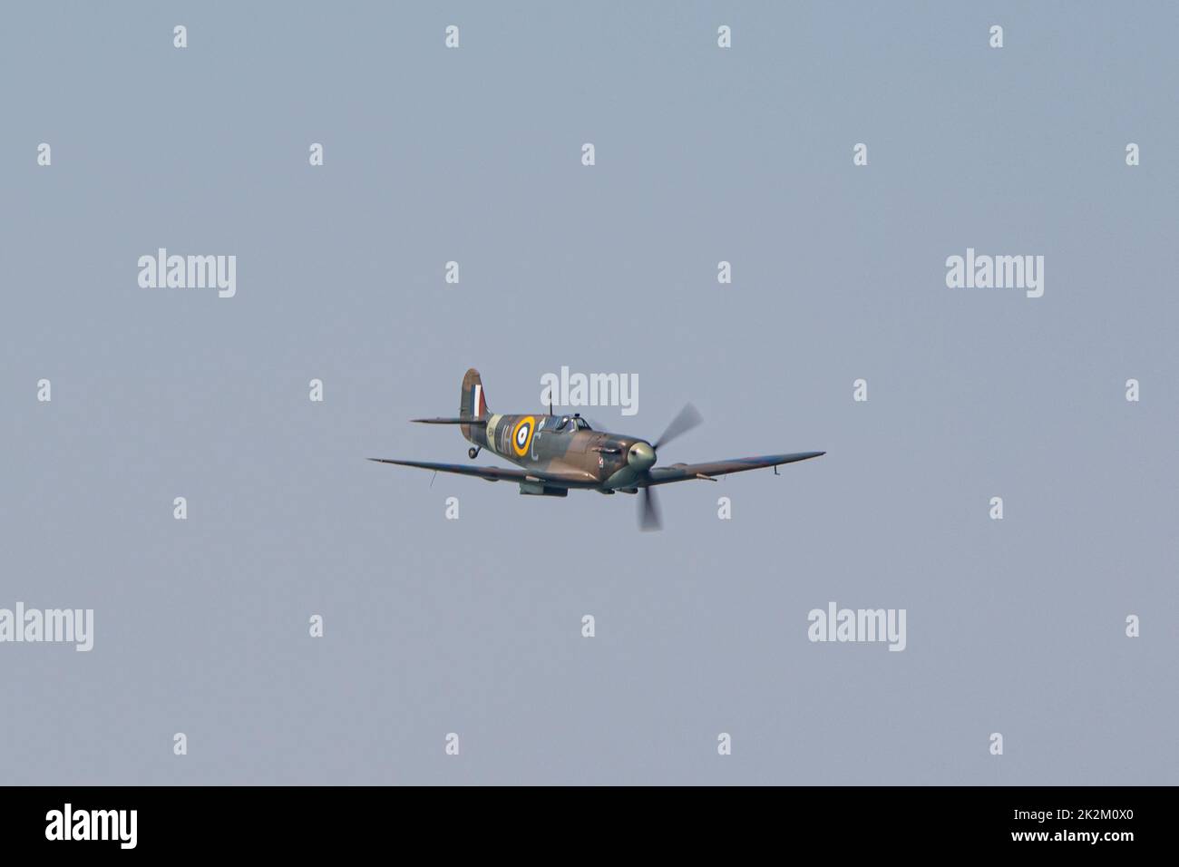 Polish Air Force Spitfire Mk Vb BM597 displaying at Blackpool Air Show ...