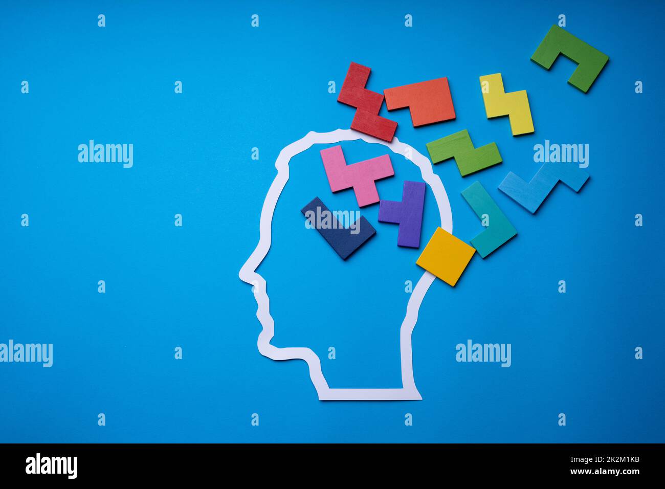 ADHD Brain. Adult Confusion And Depression Stock Photo - Alamy