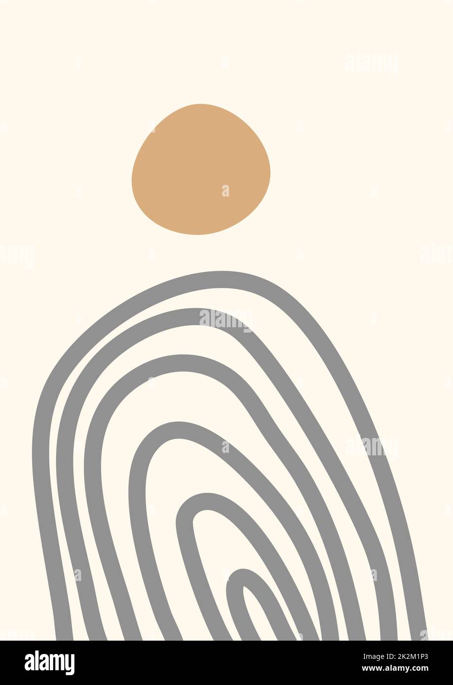 Boho abstract shapes hi-res stock photography and images - Alamy