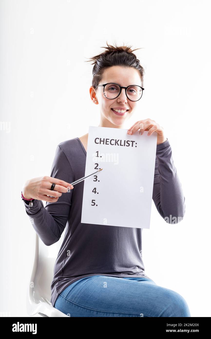 Workplace checklist hi-res stock photography and images - Alamy