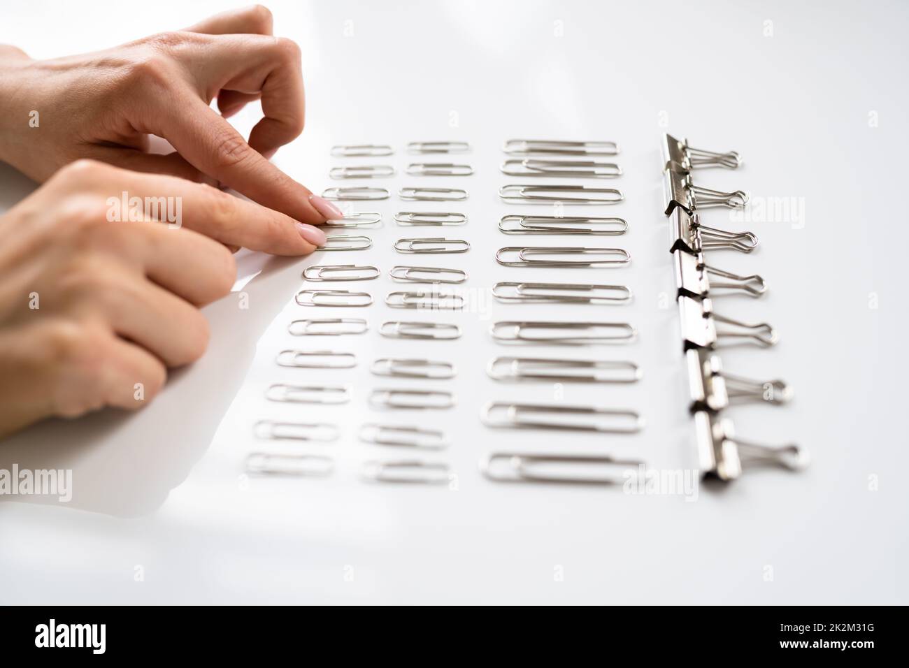 Obsessed Compulsive Perfectionist With OCD Disorder Stock Photo - Alamy