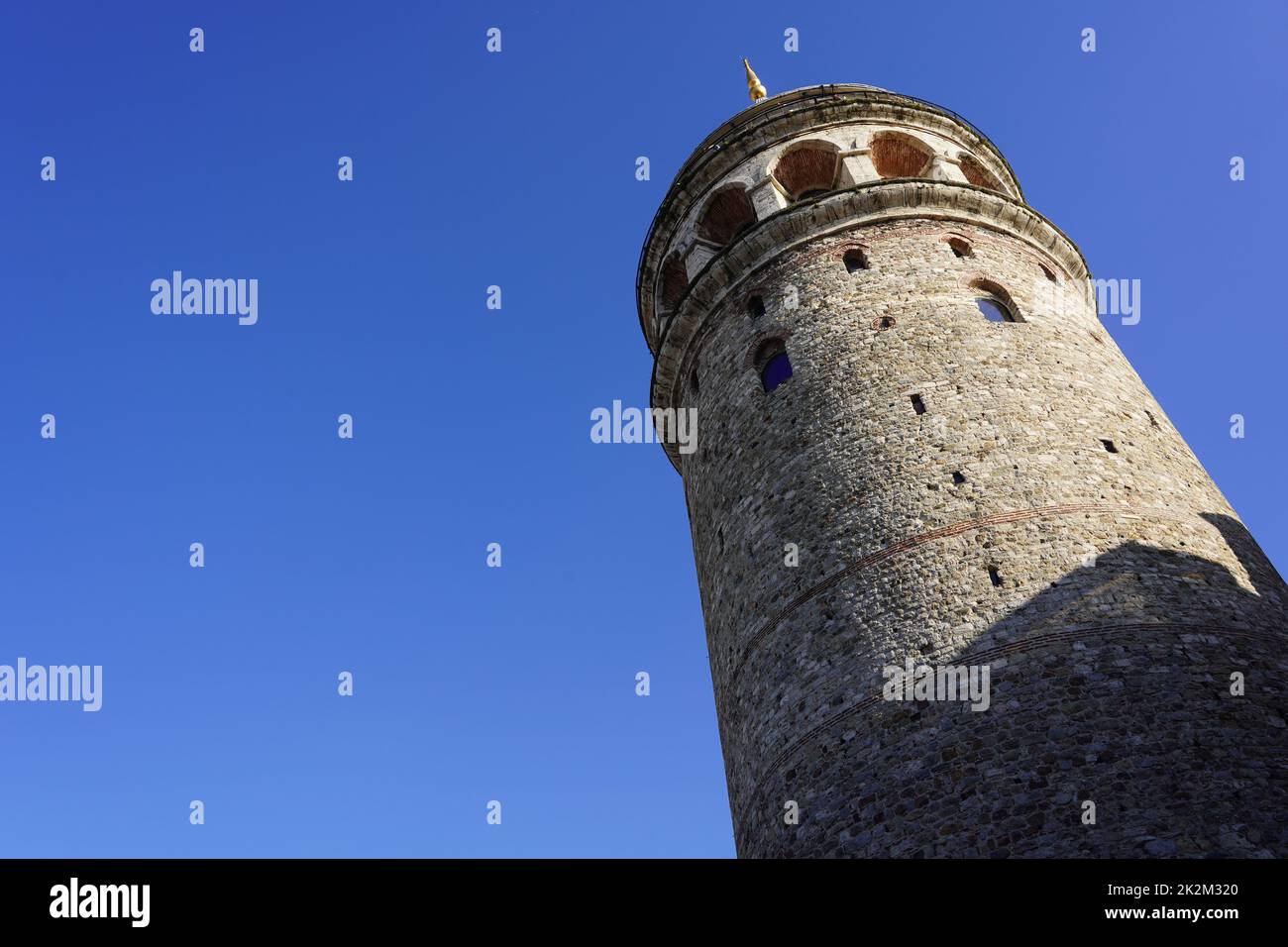 Istanbul, Turkey - Agust 08, 2022: The famous Galata tower in Istanbul ...