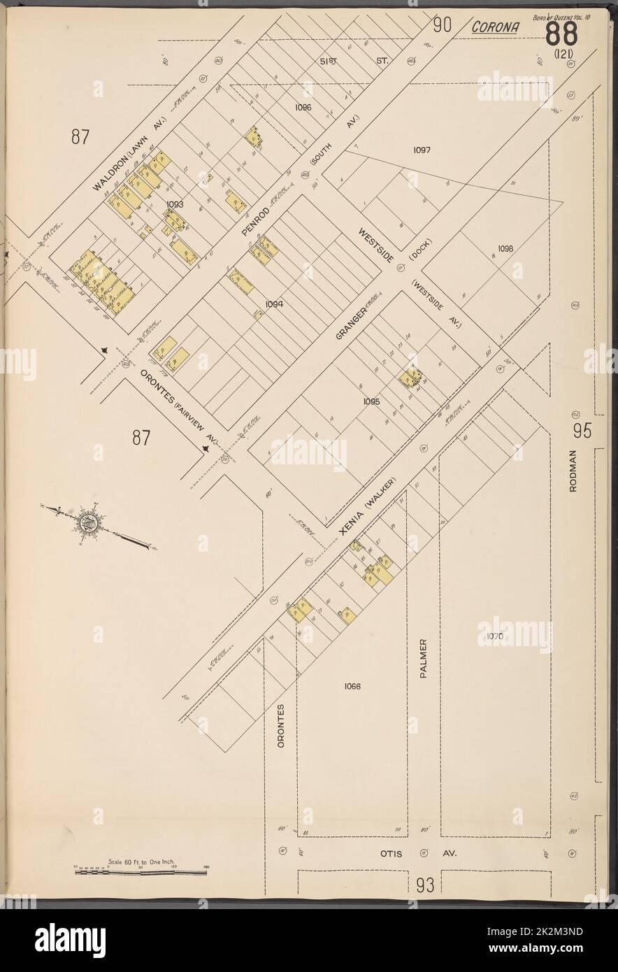 Map of waldron hi-res stock photography and images - Alamy
