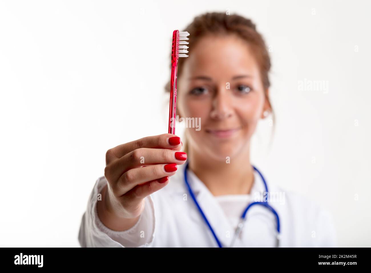 Selective focus dentist holding hi-res stock photography and images - Alamy
