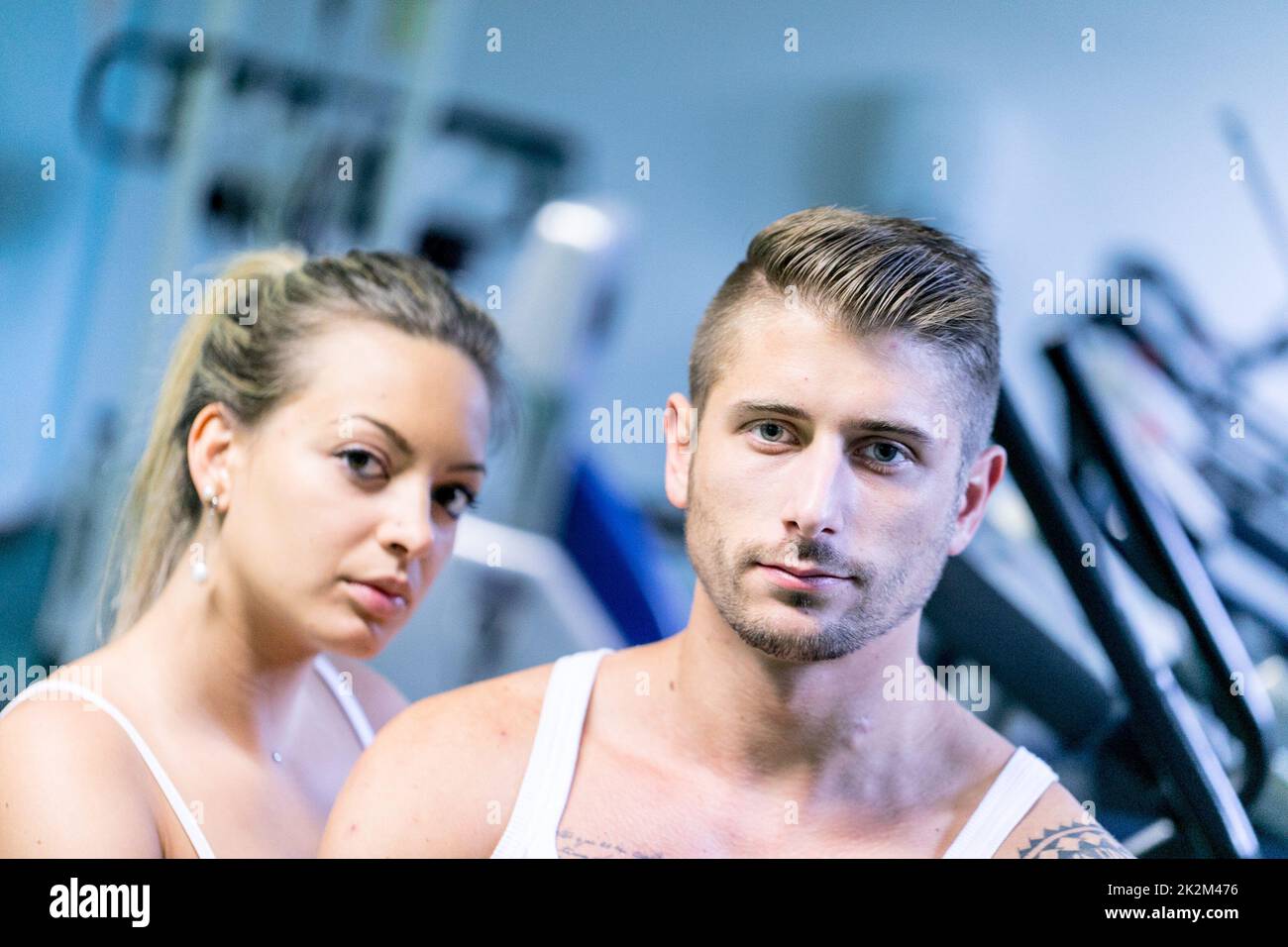 Athletic man in woman hi-res stock photography and images - Alamy