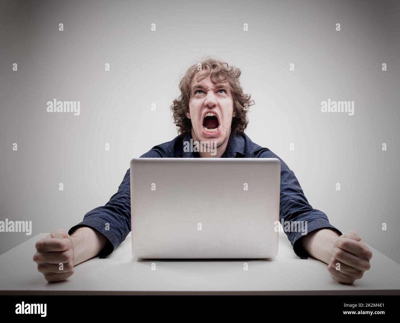 Man with computers hi-res stock photography and images - Alamy