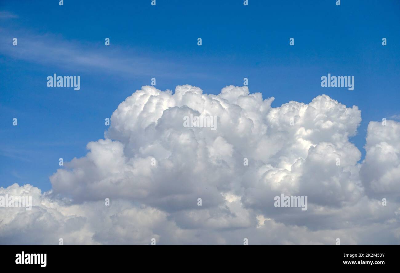 interesting cloud clusters in the sky, heavy rain clouds, interesting ...