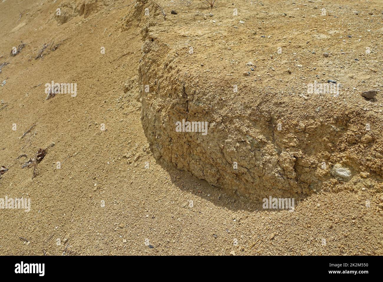 soil types-yellow soil type, sandy and hard rock yellow soil, soil ...