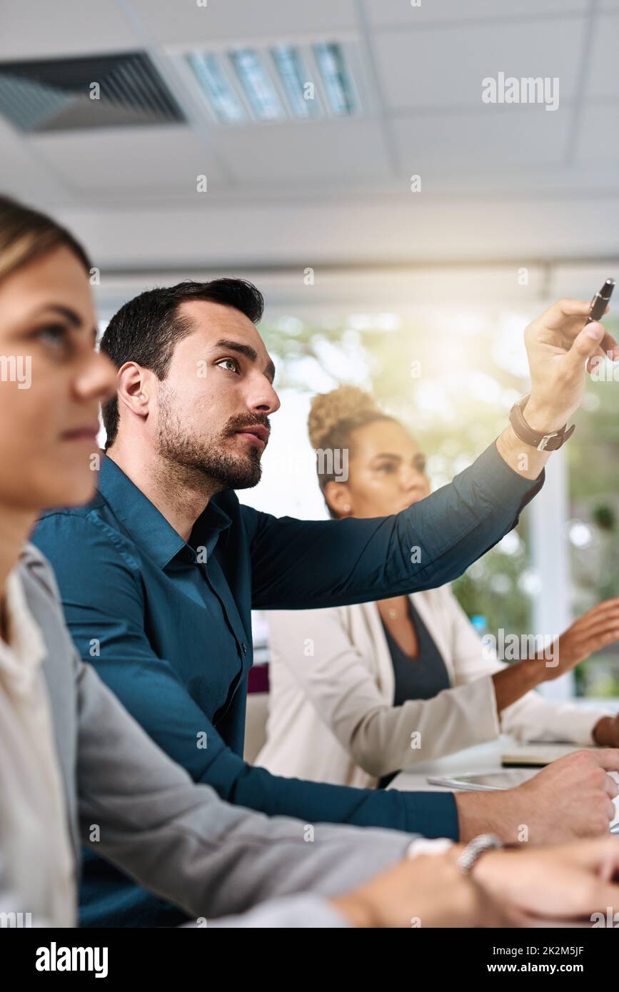 Office collaboration question hi-res stock photography and images - Alamy