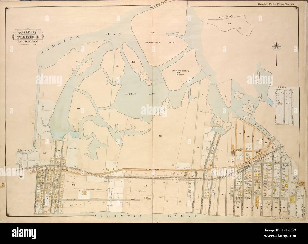 Map of rockaway beach hi-res stock photography and images - Alamy