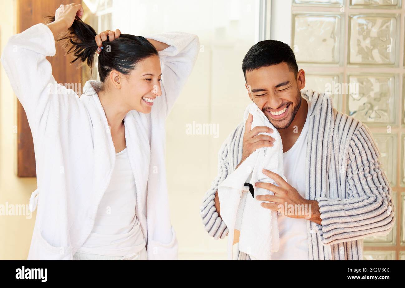 Every day is a good day if you start it right. Shot of a happy young ...