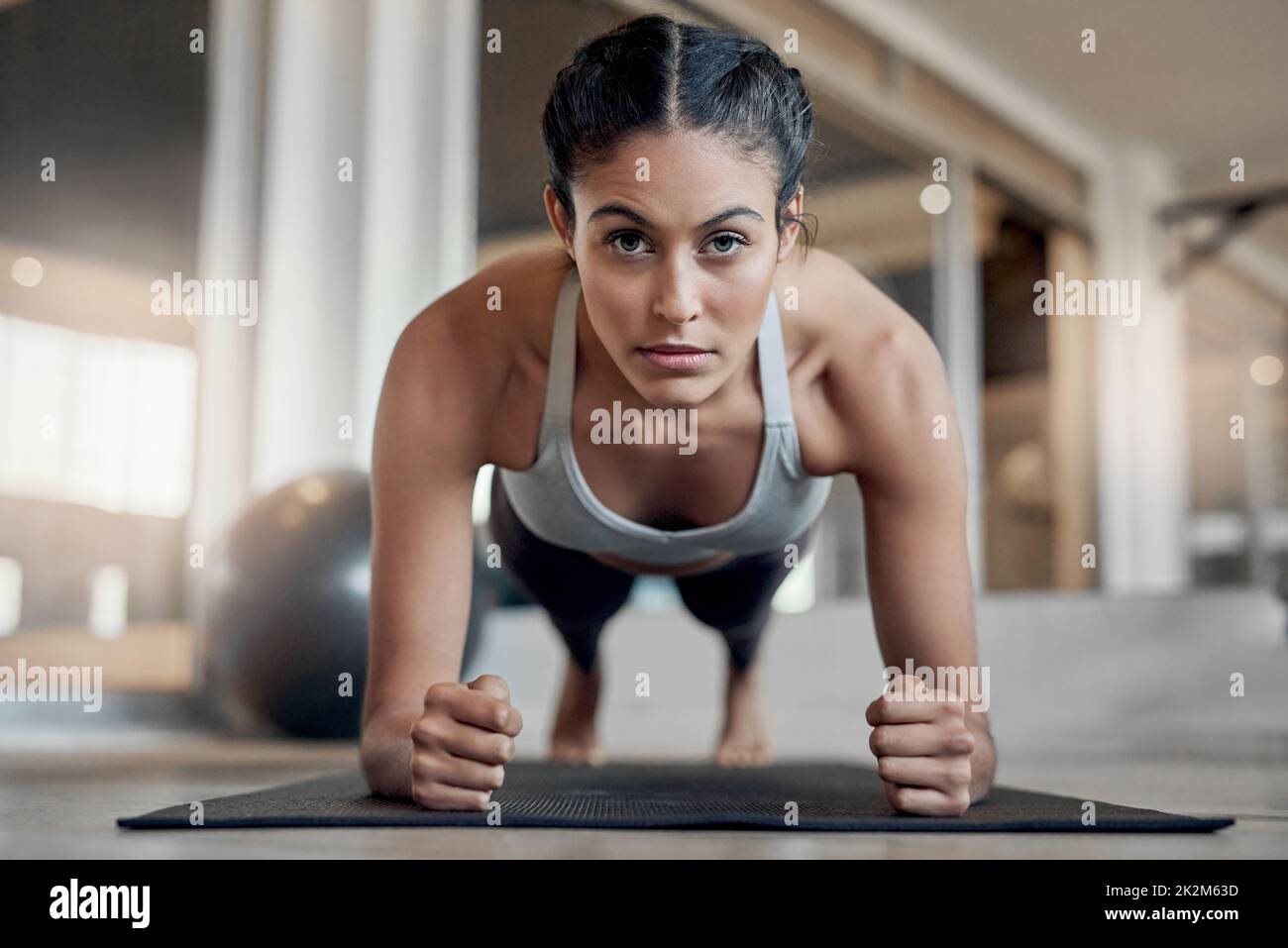 Strong is as strong does. Full length portrait of an attractive young ...