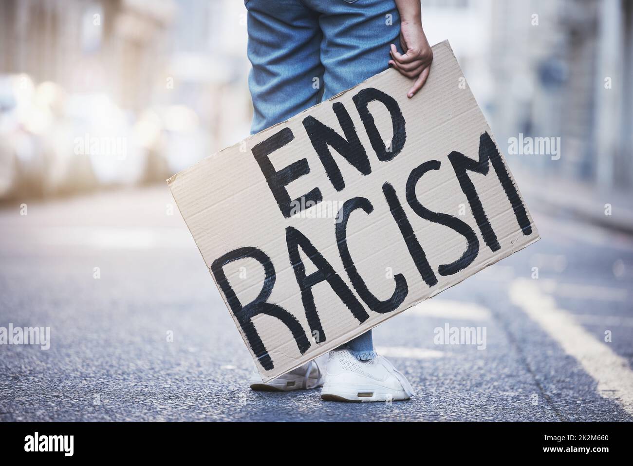 Protest poster to end racism, stop race discrimination and human rights ...