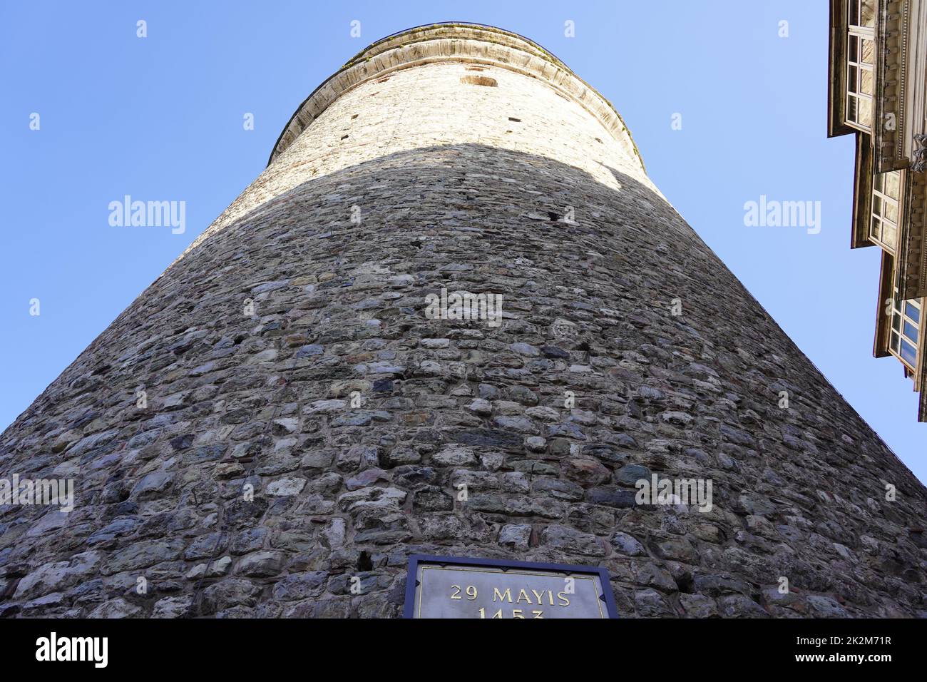 Istanbul, Turkey - Agust 08, 2022: The famous Galata tower in Istanbul ...