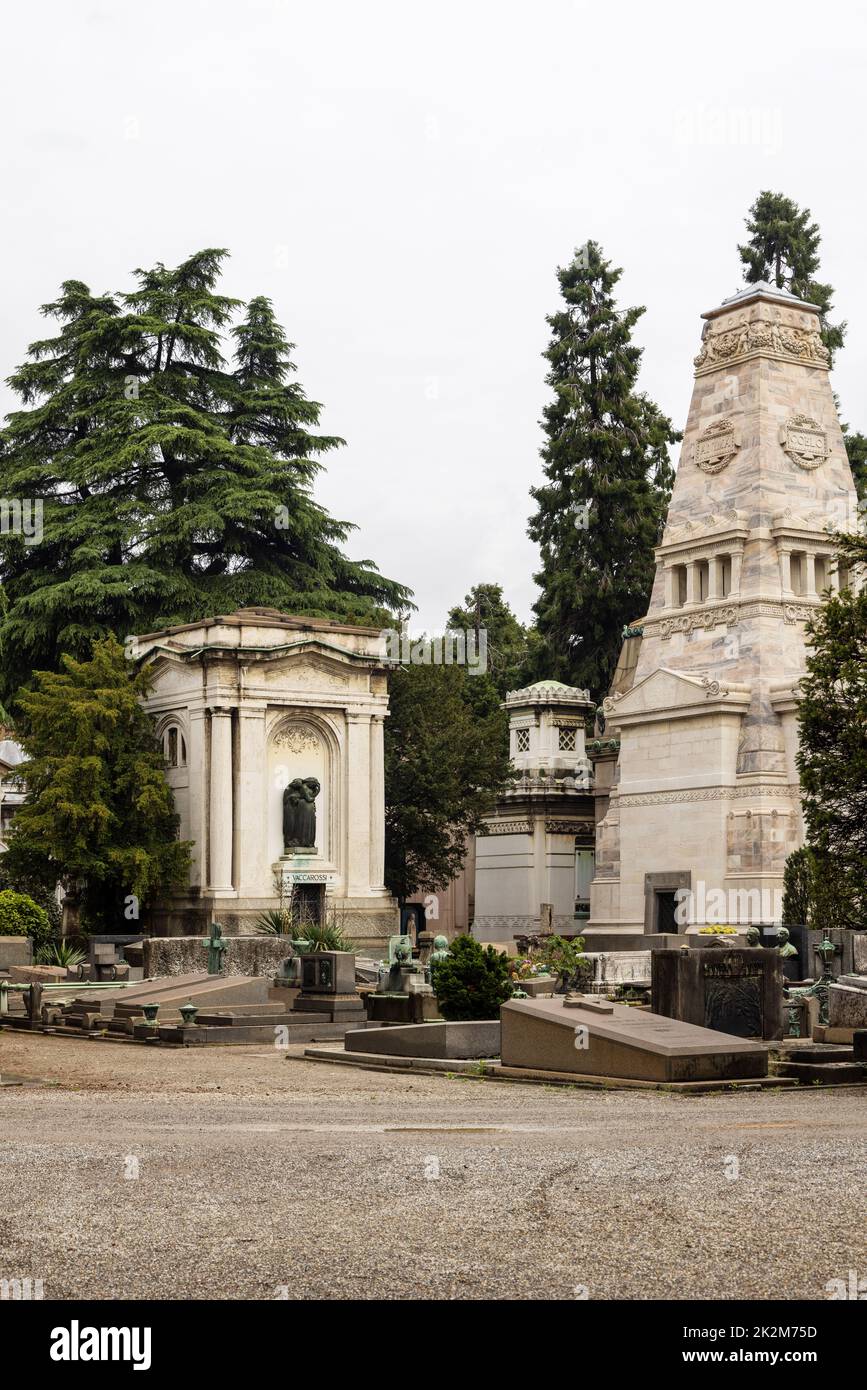 Monumental Cemetery of Milan (Cimitero Monumentale di Milano) is one of ...