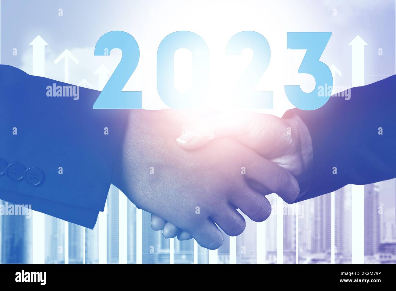 New year 2023 concept. Professional achievements in the new year and ...