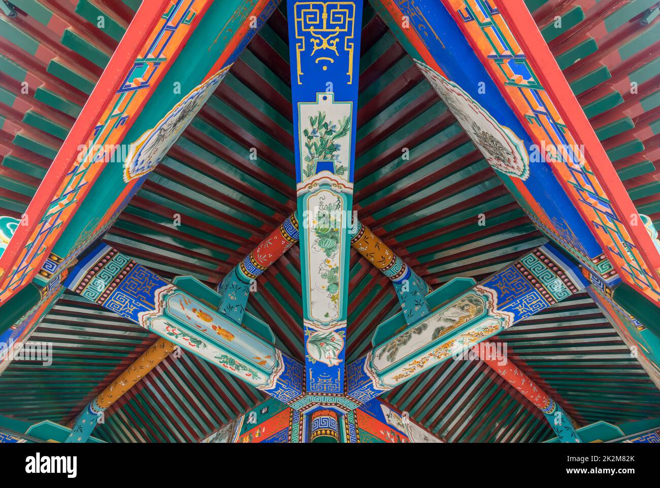 A Cornucopia Dougong in Temple of Confucius, Suixi County Province ...