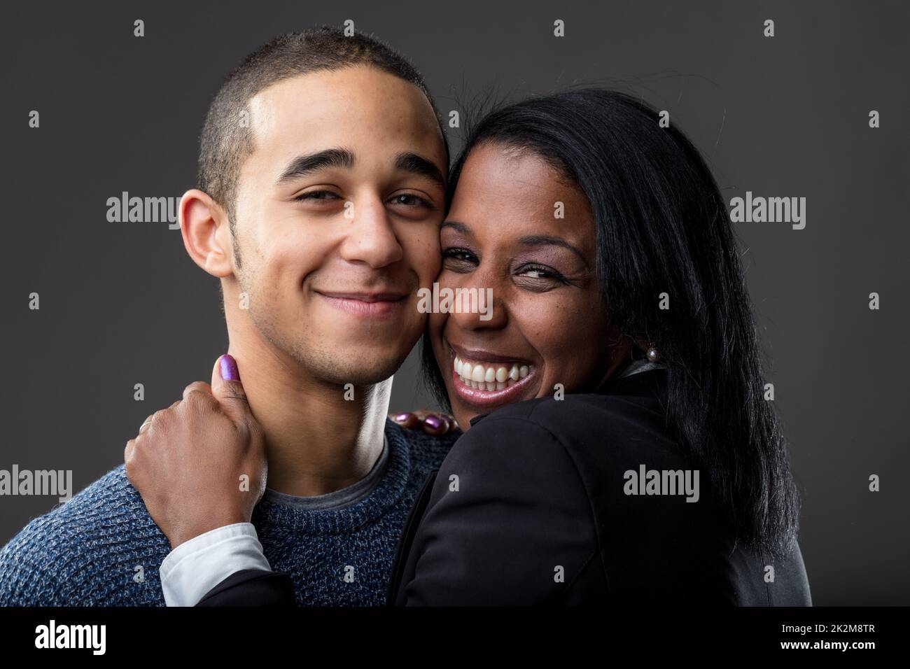 African mother son hi-res stock photography and images - Alamy