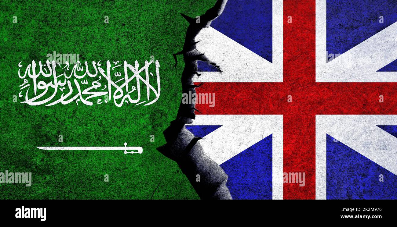 United kingdom saudi arabia flag hi-res stock photography and images ...