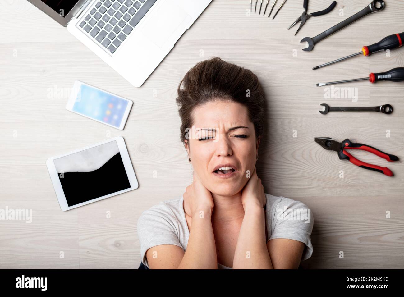 Woman pc computers hi-res stock photography and images - Alamy