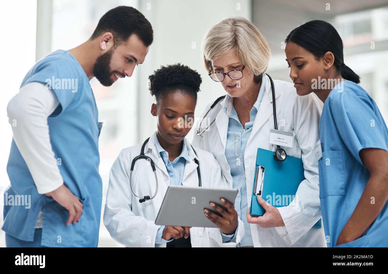 These are the current patient records. Shot of a group of medical ...