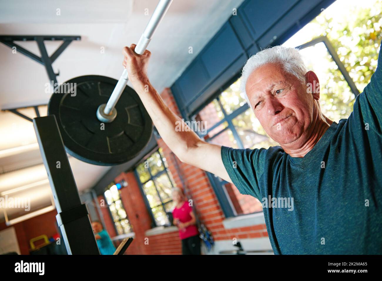 Be mentally stronger than what you physically feel. Shot of a senior ...