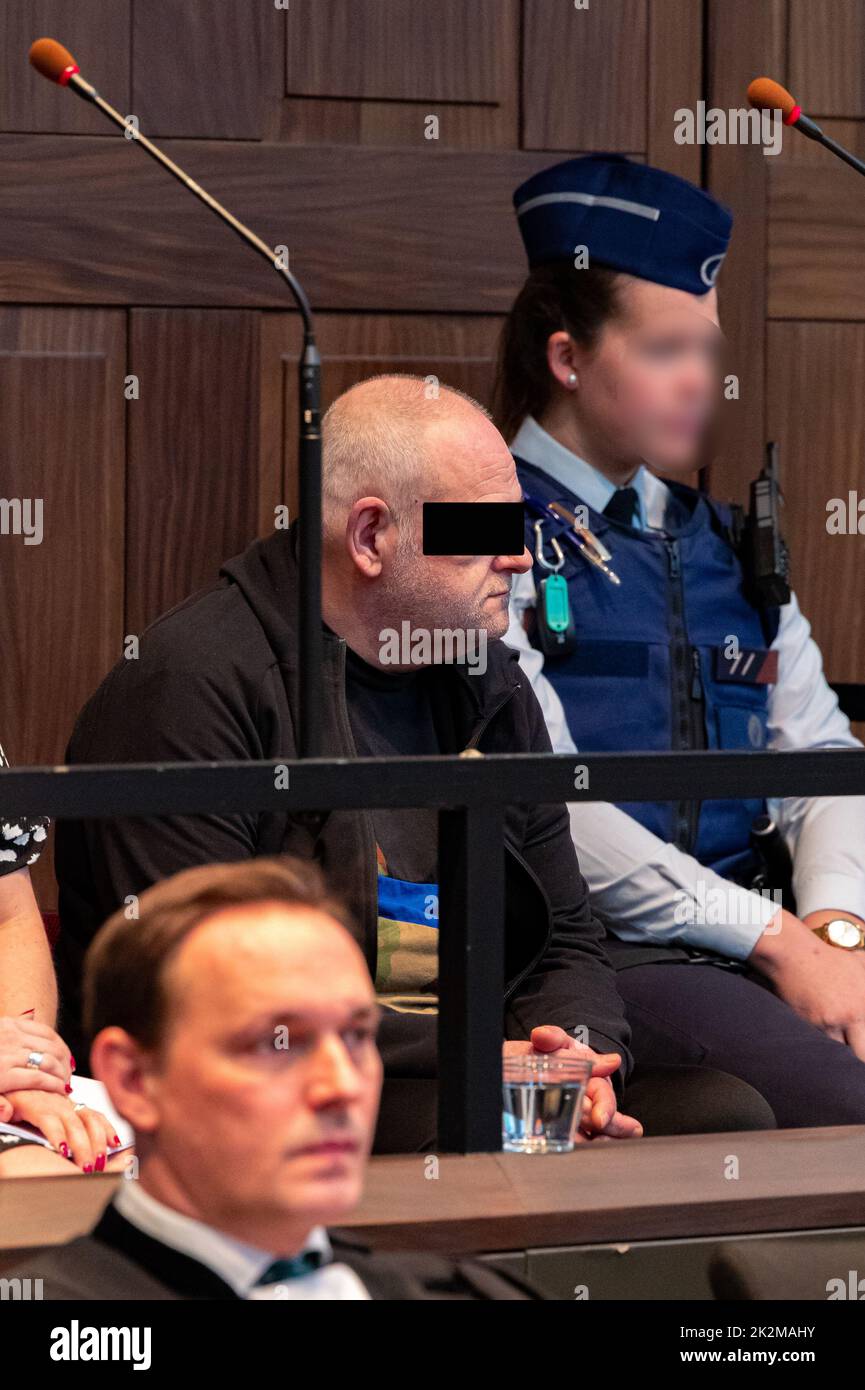 accused Romuald Verburgh pictured during the first session in the trial ...