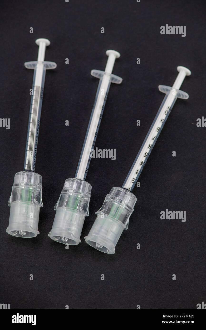 Illustration picture shows a close-up of the applicator developed by ...