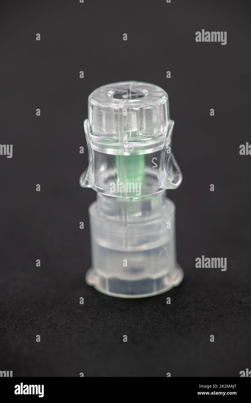 Illustration picture shows a close-up of the applicator developed by ...