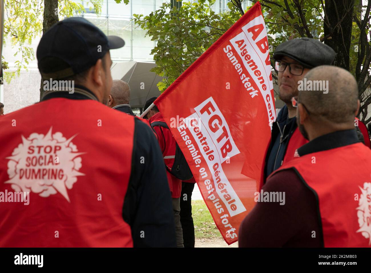 Illustration picture shows a protest action of Turkish and Bengal ...