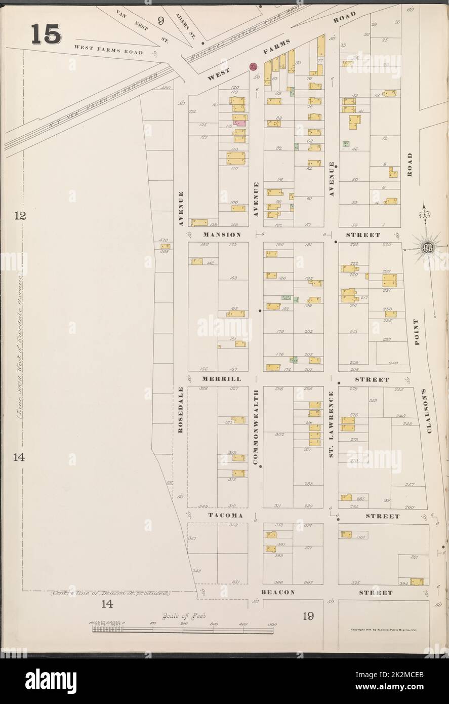 Map of beacon new york hi-res stock photography and images - Alamy