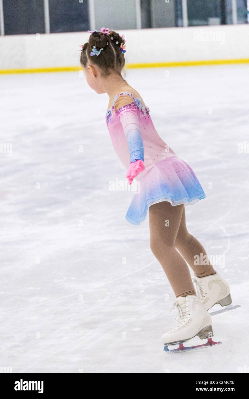 Figure skating practice Stock Photo - Alamy