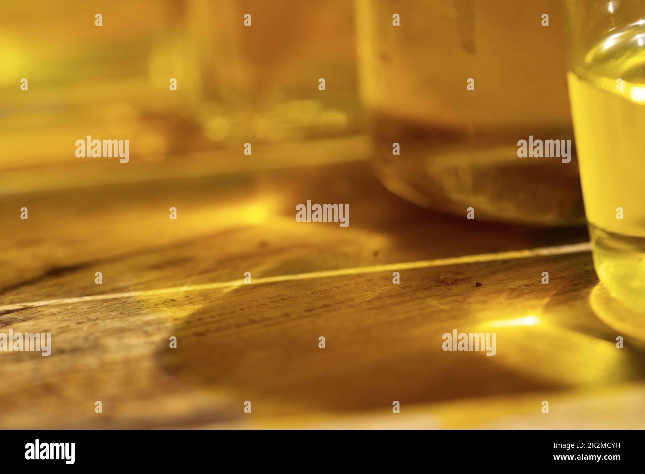 lights of oil bottles Stock Photo - Alamy