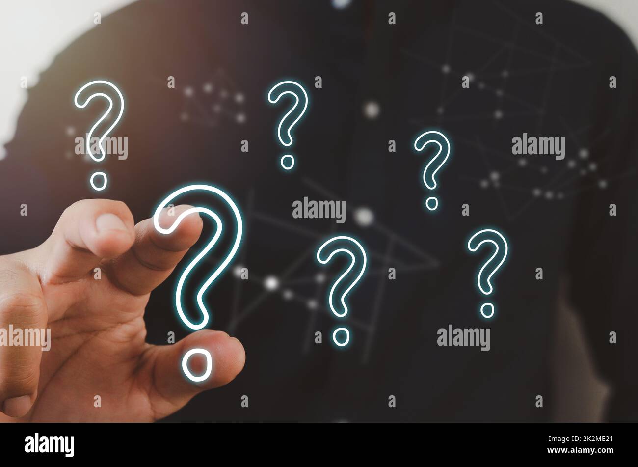 Digital question mark hi-res stock photography and images - Alamy