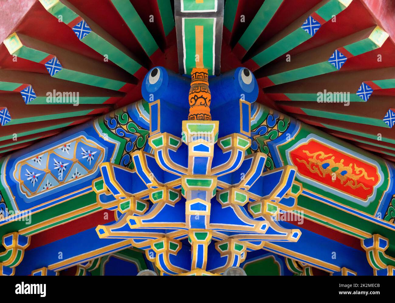 A Cornucopia Dougong in Temple of Confucius, Suixi County Province ...