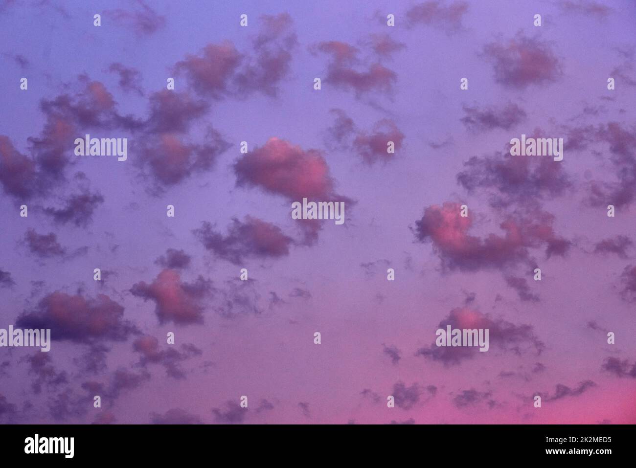 beautiful morning sky with fluffy clouds Stock Photo - Alamy