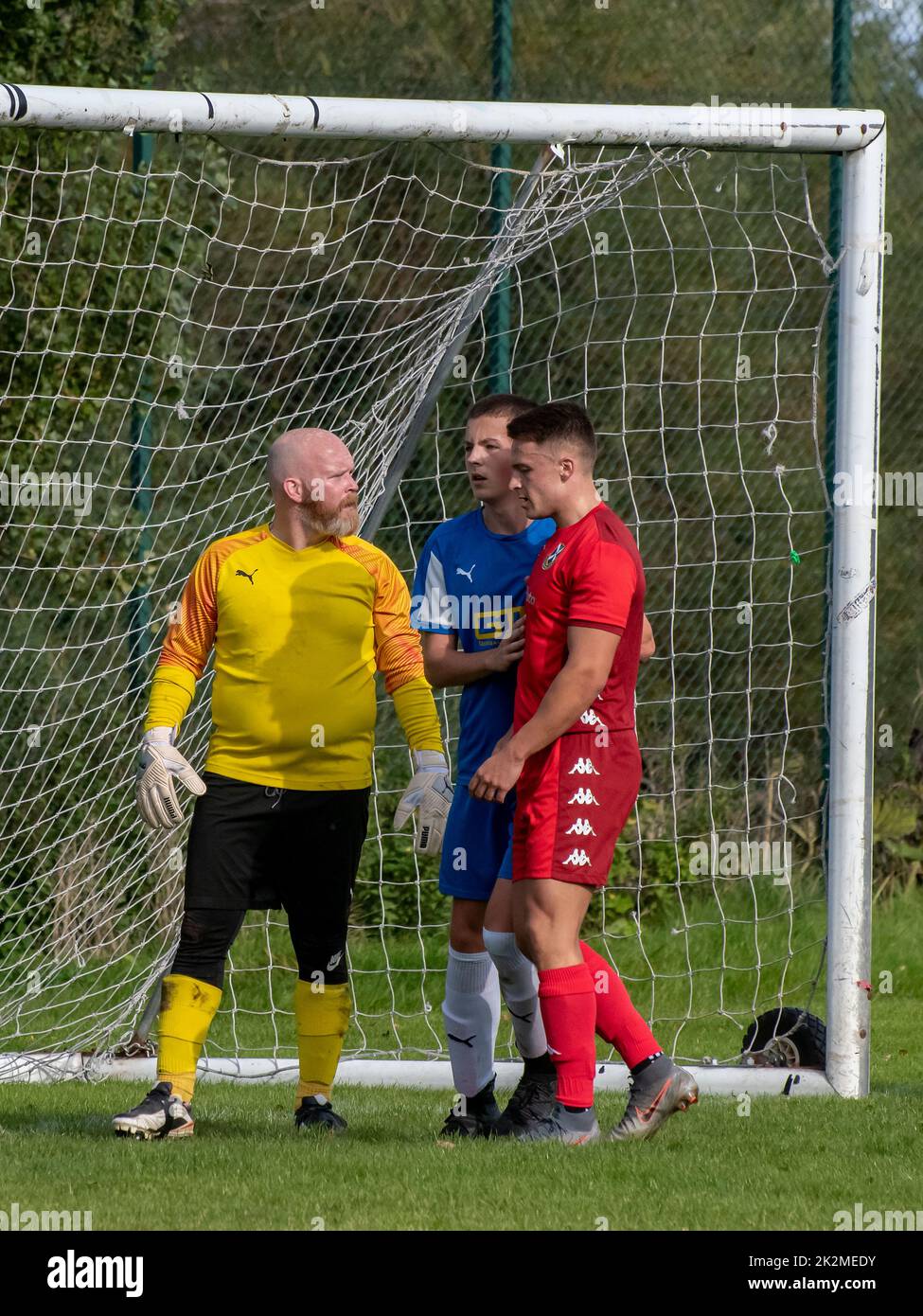Angry goalkeeper hi-res stock photography and images - Alamy