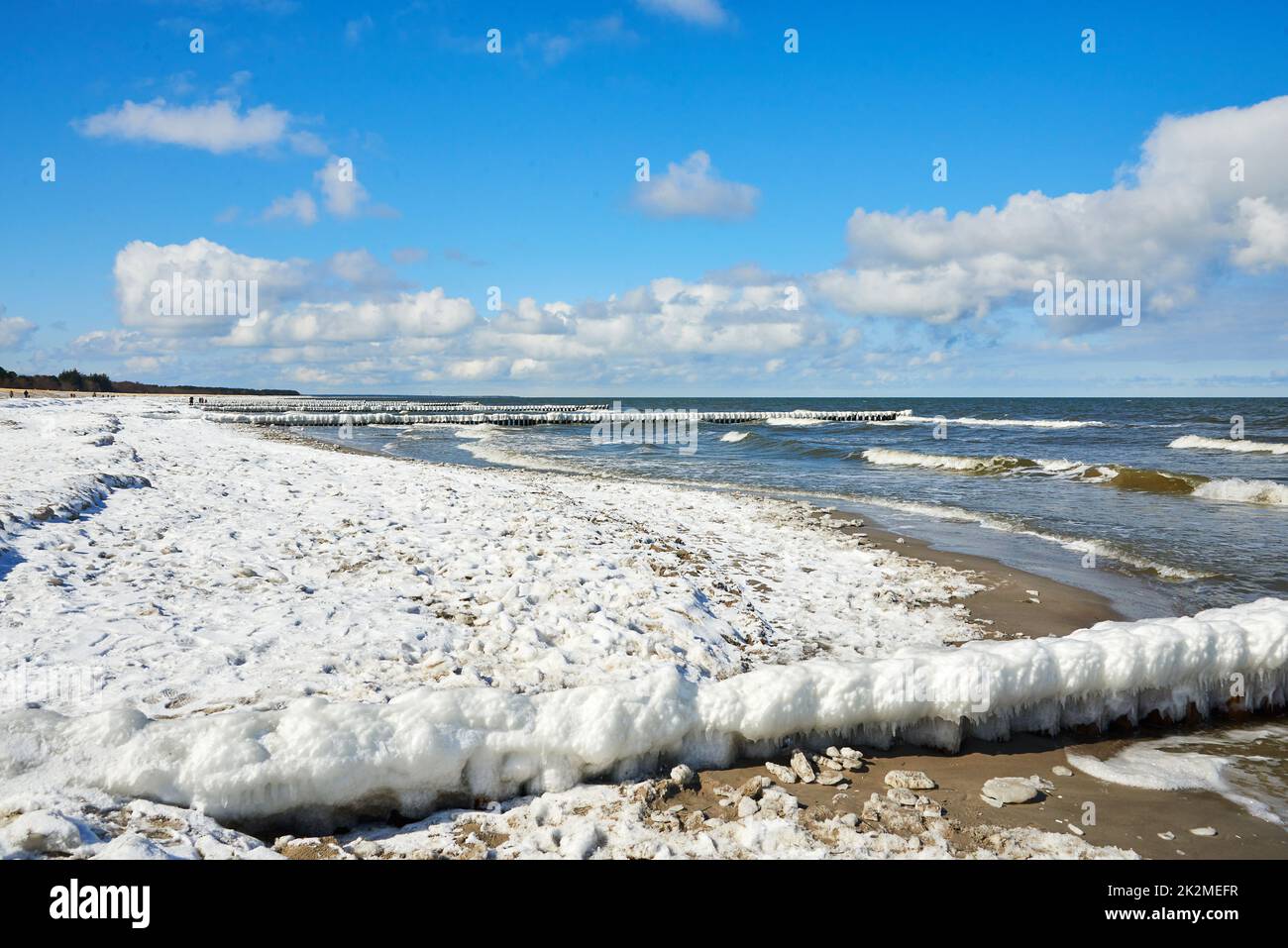 ice formation on the baltic sea in winter Stock Photo - Alamy