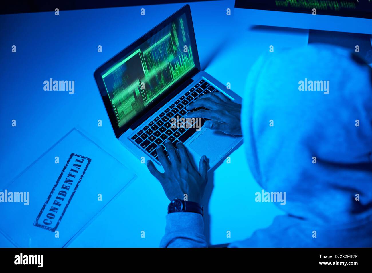African american hacker hi-res stock photography and images - Alamy