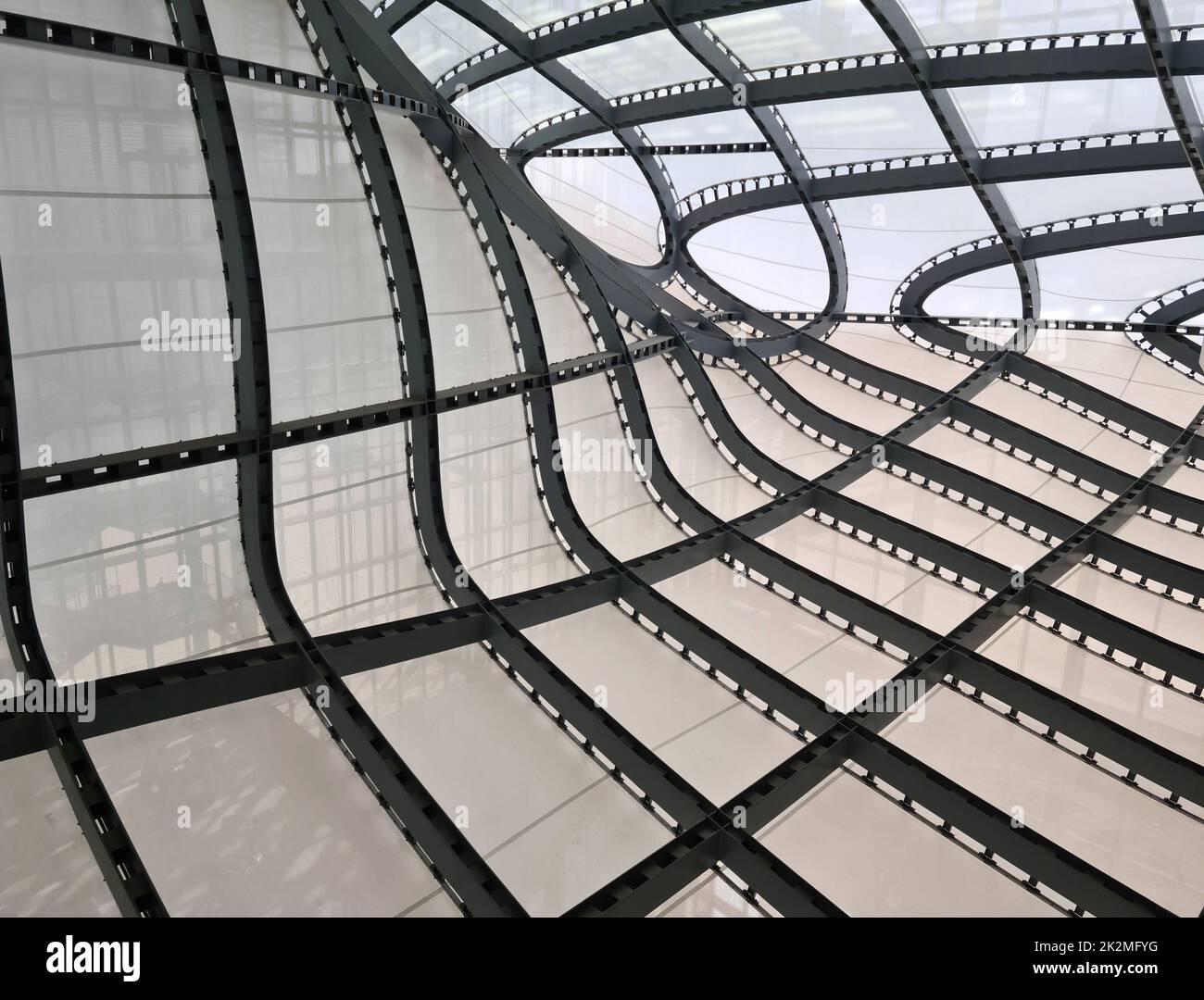 The Nuvola by Fuksas is made of steel covered with a semi-transparent ...