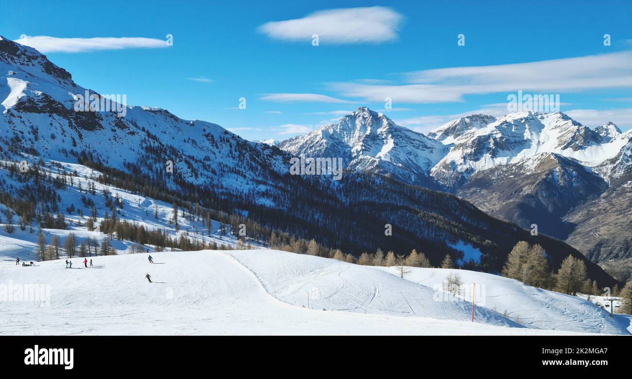 Mount Chaberton is 3,131 meters high and is a mountain in the Cottian ...