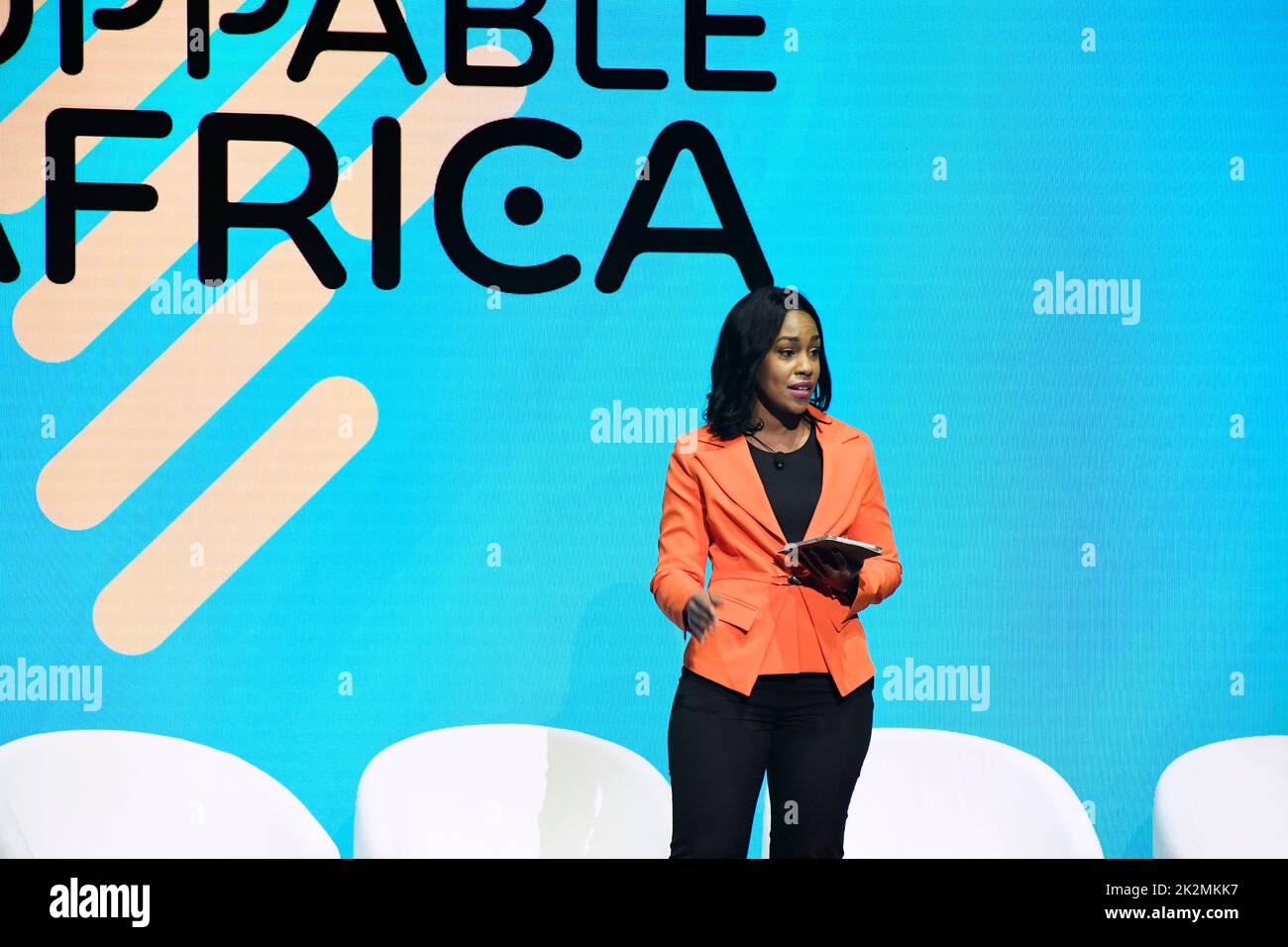 09/19/2022 New York, New York Victoria Rubadiri speaks onstage at The ...