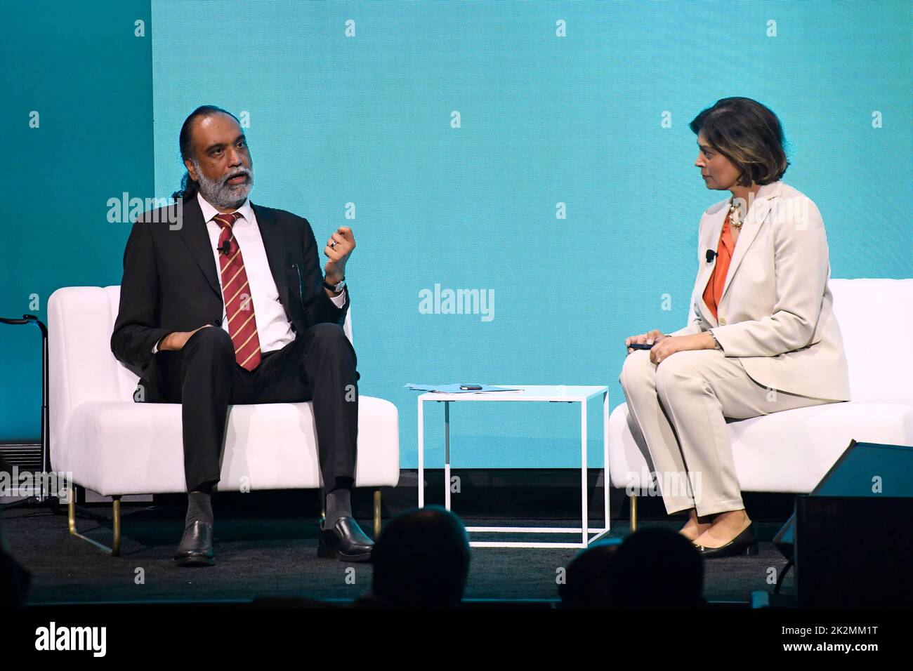 09/19/2022 New York, New York Ambassador Amandeep Singh Gill and Zain ...