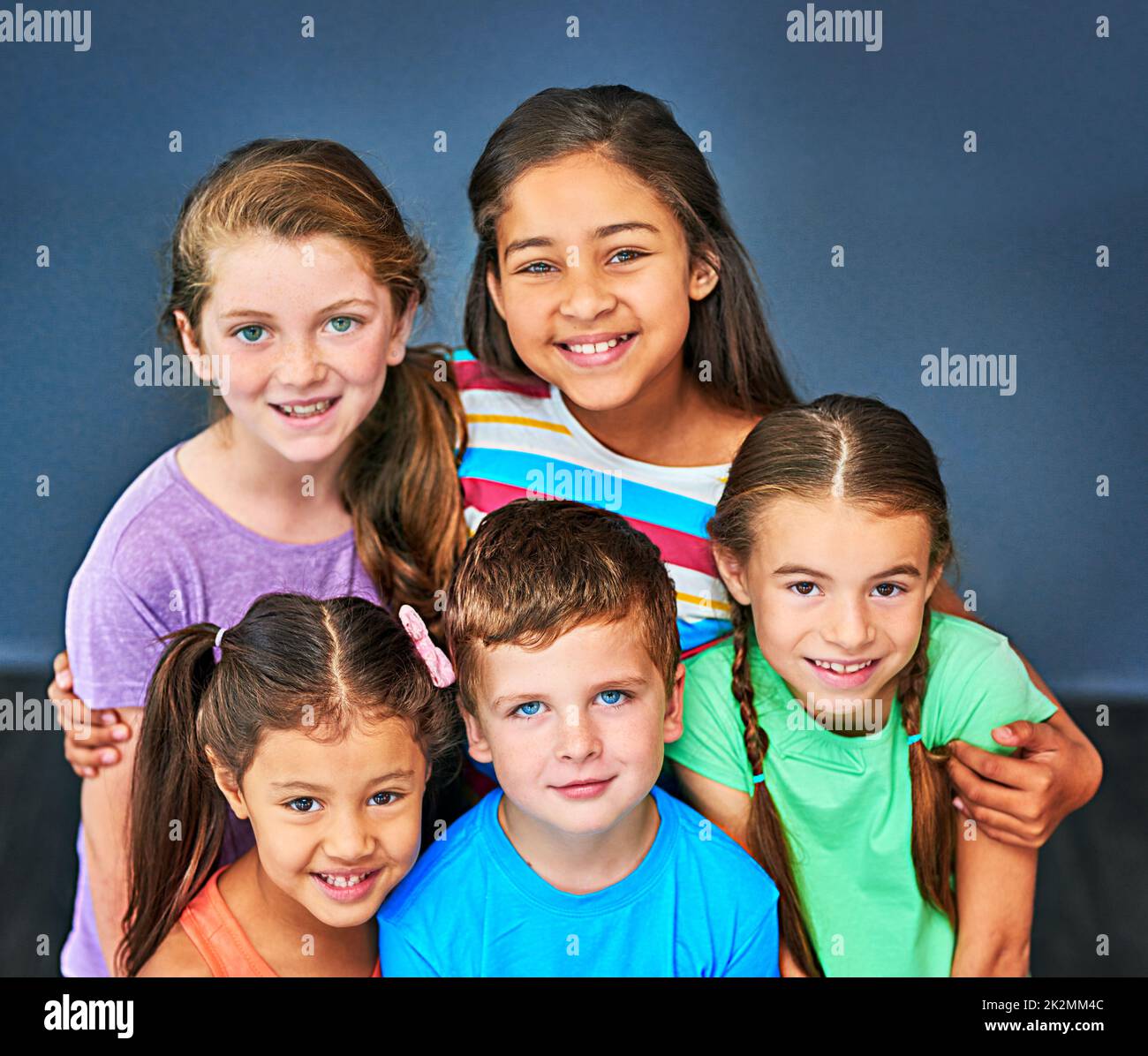 Boy girl friendship studio hi-res stock photography and images - Alamy