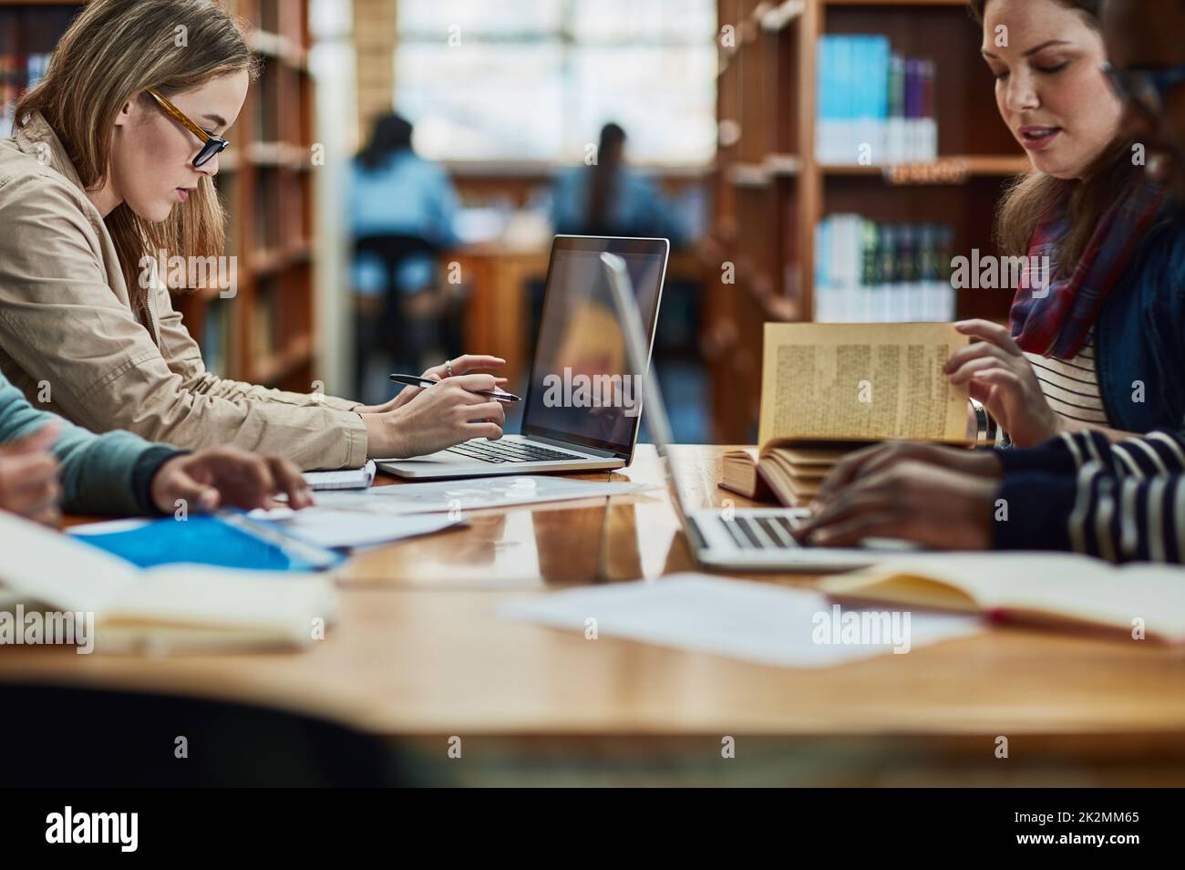 African american students in library hi-res stock photography and ...