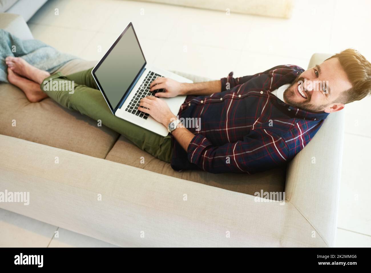 Lazy man sofa hi-res stock photography and images - Alamy